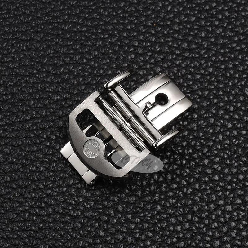 High Quality 18mm solid Stainless Steel Butterfly Buckle For IWC ...