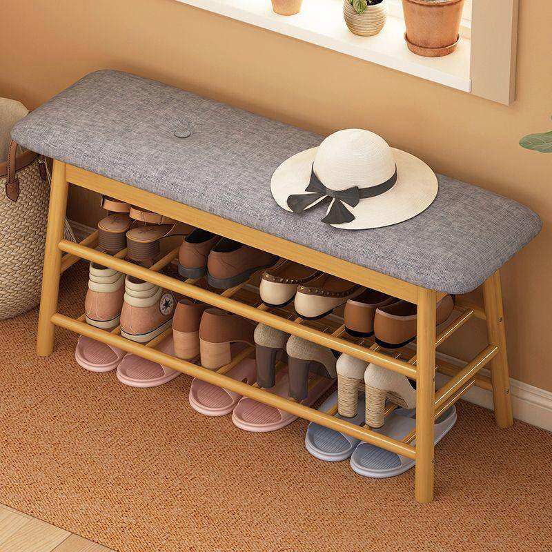 Nordic shoe changing stool for household entry, long bed at the ...