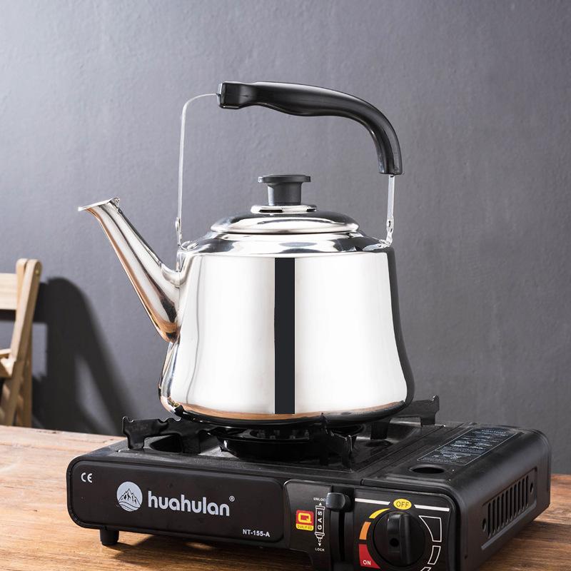 Top100 - Full Stainless Steel Teapot 4L - 7L Whistle Large Hot Water ...