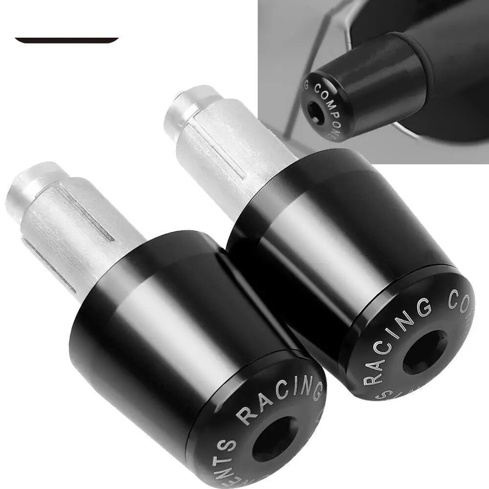 Universal 1Pair 22mm Heavy Balancer Bar End Motorcycle Grip Handlebar ...