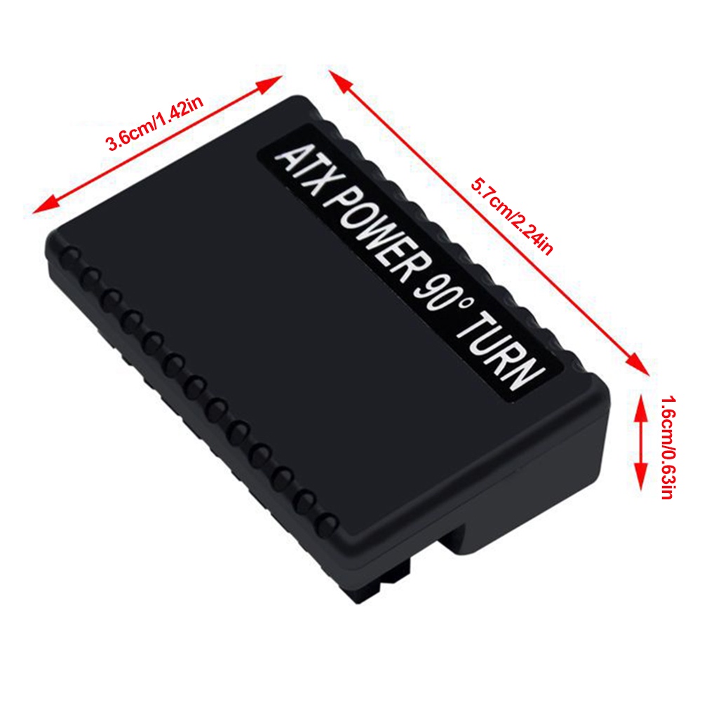 ATX 24 Pin To 90 Degree Power Supply Modular 24Pin Power Supply Cable ...