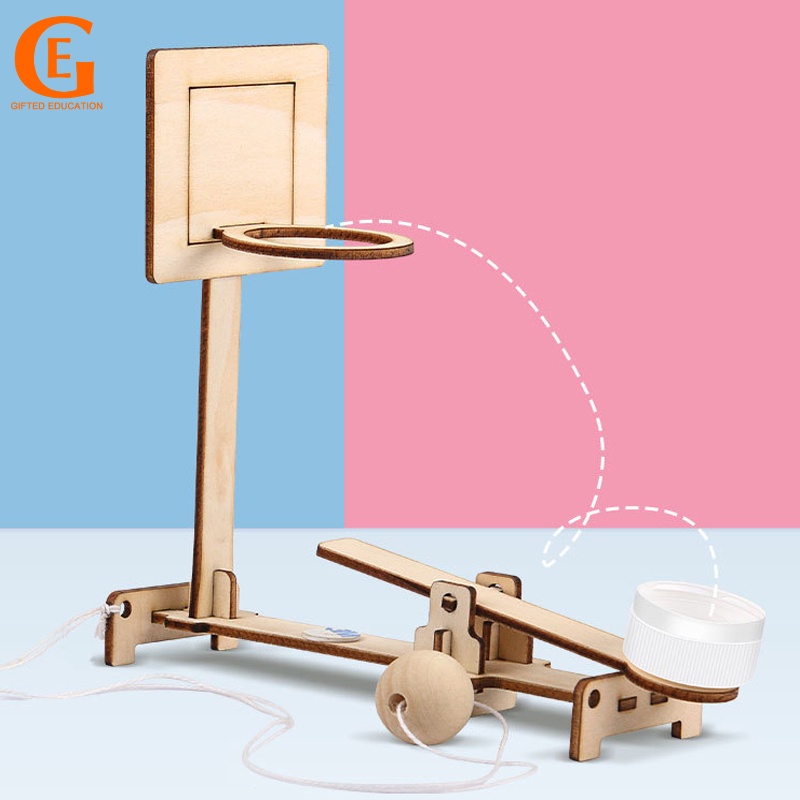 GIFTED EDUCATION DIY Basketball Shooting Toy Basketball Ball Pinball ...