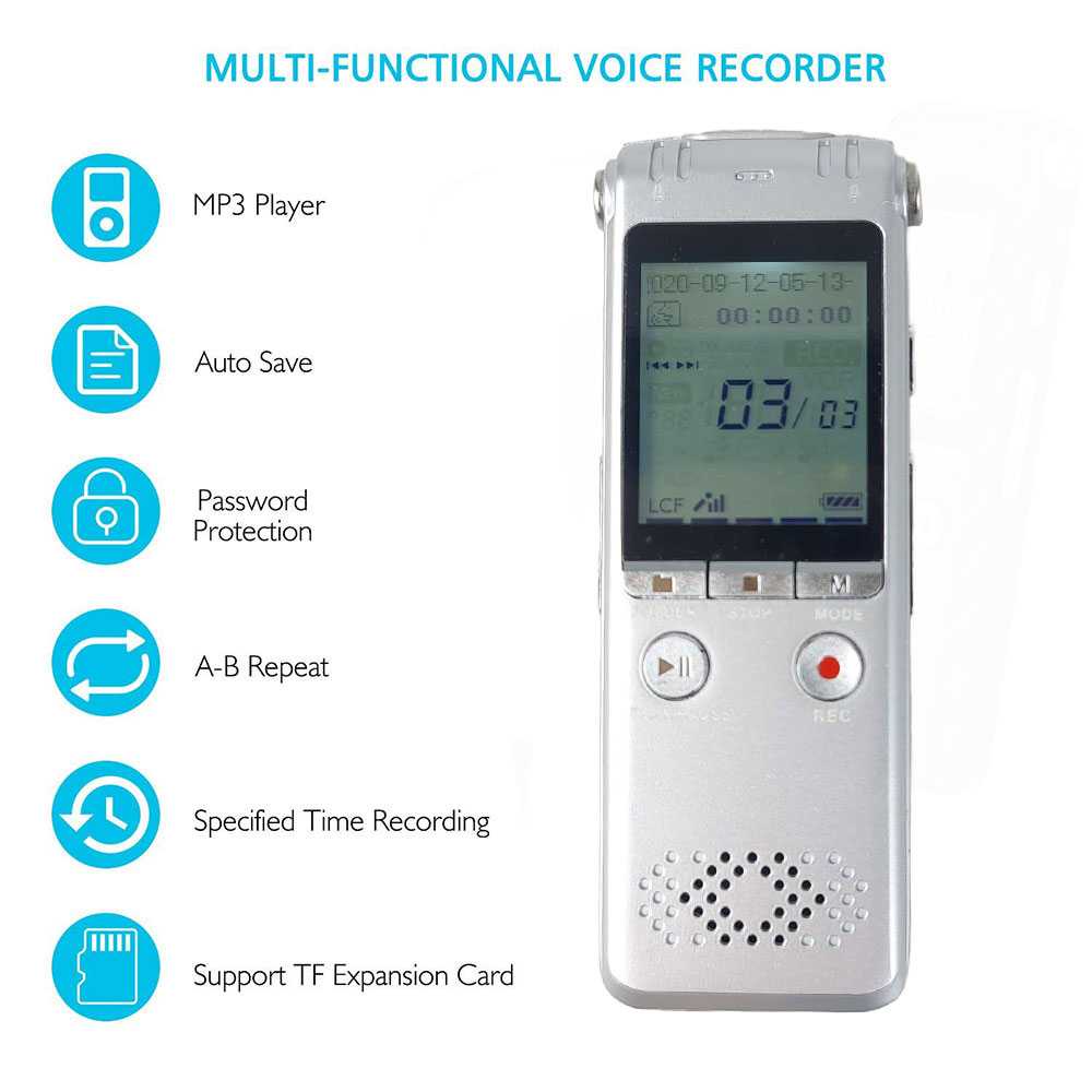 (PAY ON DELIVERY) HD Voice Recorder Microphone Digital Voice Recorder ...