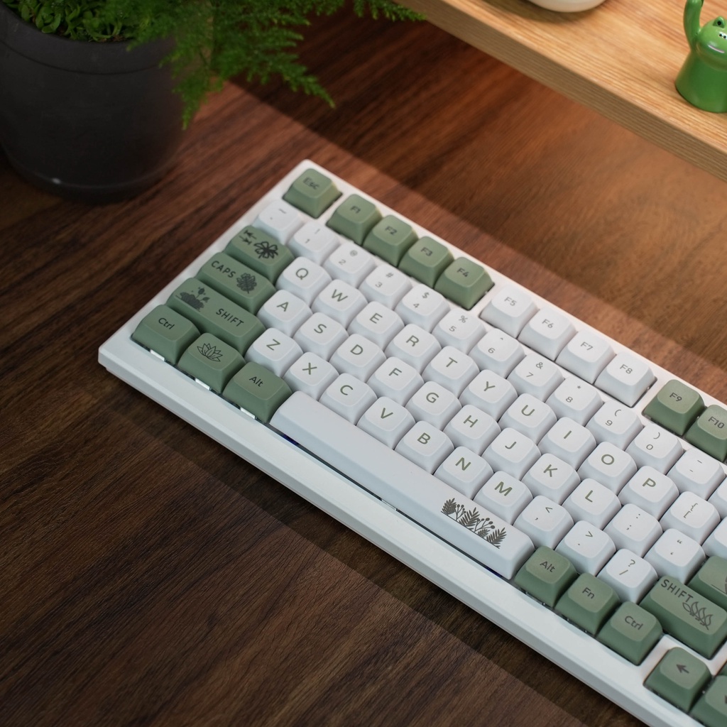 Forest Keycap XDA Profile PBT Sublimation 125keys Fresh Style White ...