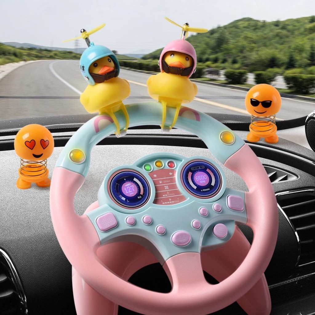Co-Pilot Steering Wheel Children's Educational Driving Simulator ...