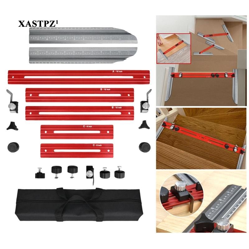 [Xastpz1] Stair Tread Template Tool Stair Measuring Tool Jig for Wall ...