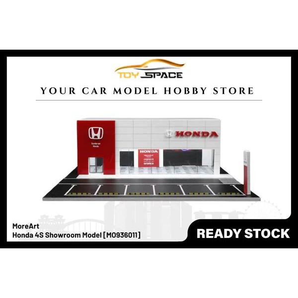 MOREART HONDA 4S STORE CAR SHOWROOM DIORAMA MODEL DIECAST MORE ART ...