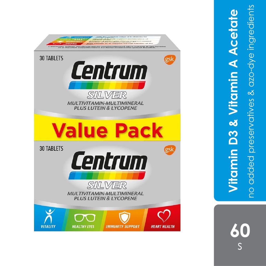 Centrum Silver 2x30s | Shopee Singapore