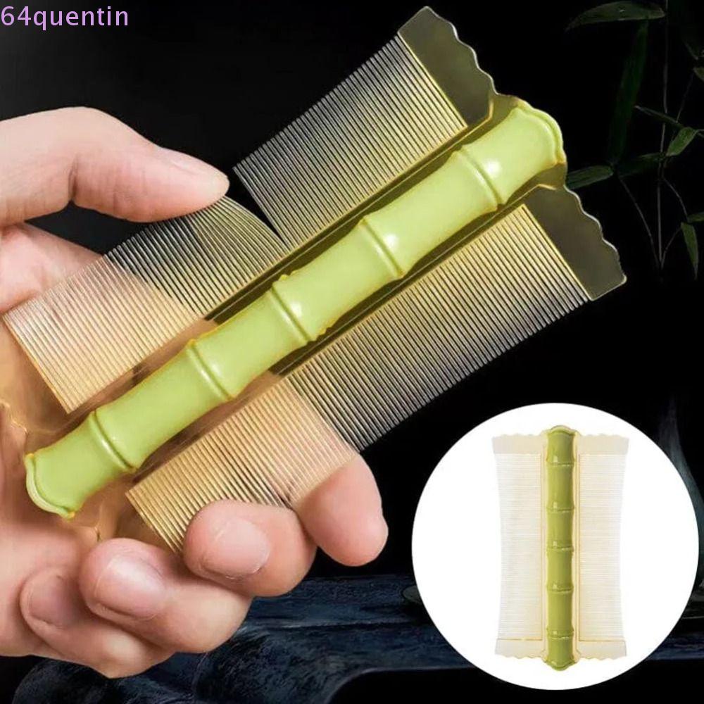 QUENTIN Super Dense Tooth, Remove Dandruff Removal Flea Encryption Comb ...