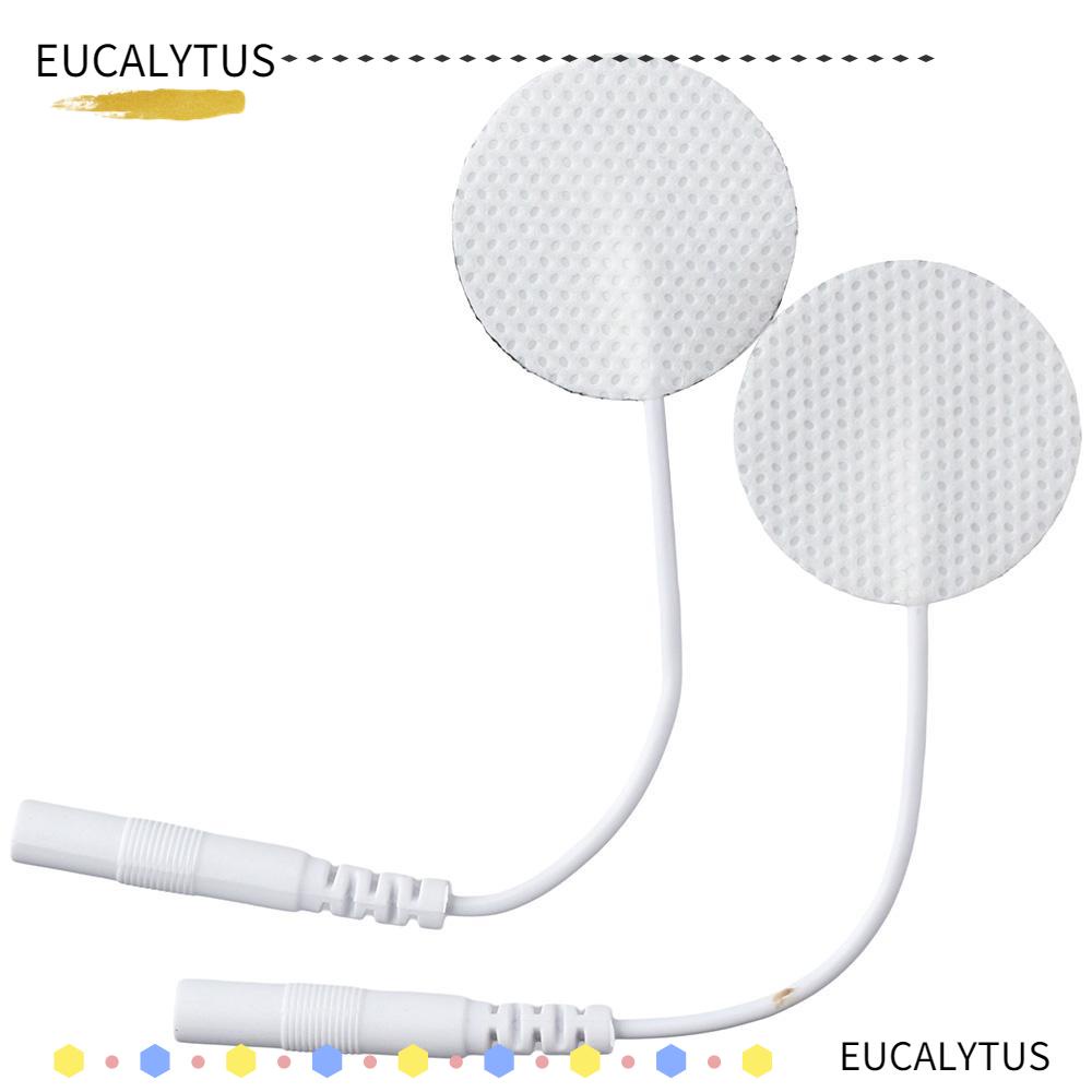 EUTUS 10 Pcs 1in Round Reusable Electrodes, Non-woven+Conductive Gel ...