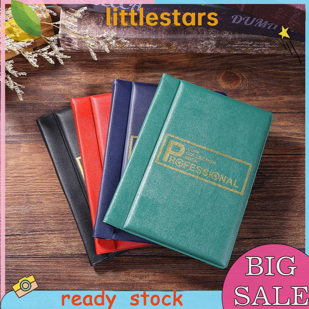 120 Pockets Mini PVC Coins Album Collection Book Penny Commemorative ...