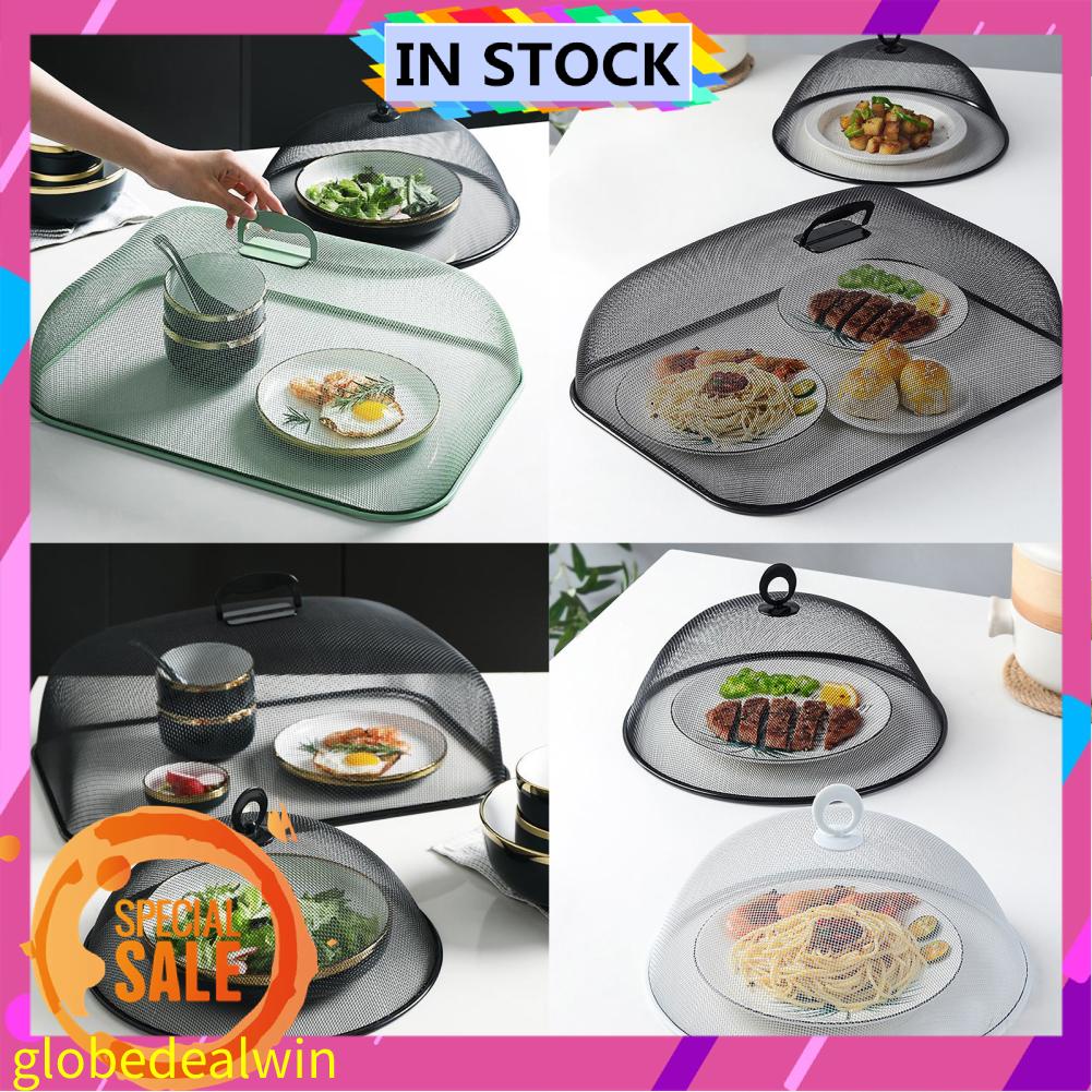 Globedealwin Food Cover Dense Mesh Design 180 Degree Rotatable Simple ...