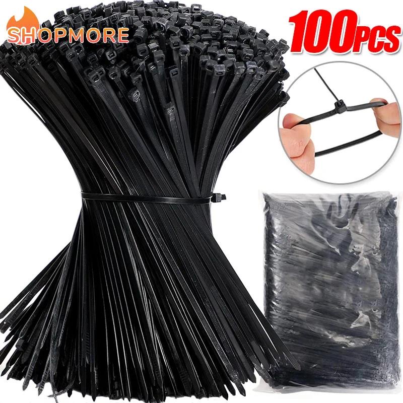 Universal PVC Self-locking Nylon Cable Tie Detachable Adjustable Cable ...
