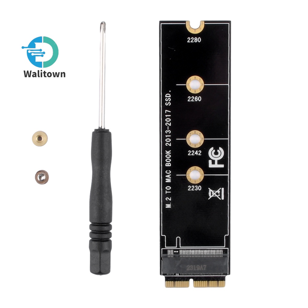 M.2 NVME SSD Convert Adapter Card for MacBook Air Pro Retina 2013-2017 ...