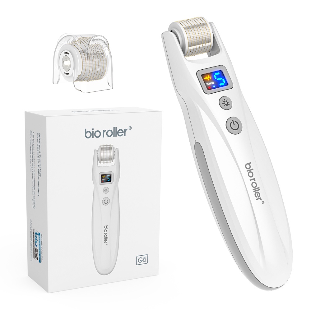 DECINIEE Derma Roller for Hair Growth Bio Roller G5 EMS Face Lifting ...