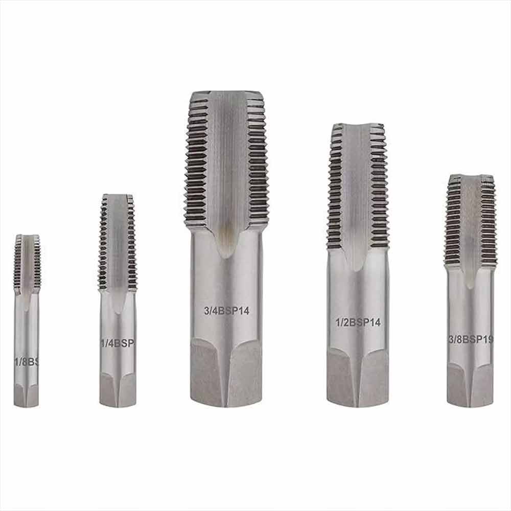 G1/8 1/4 3/8 1/2 3/4 HSS Taper Pipe Tap BSP Metal Screw Thread Cutting ...