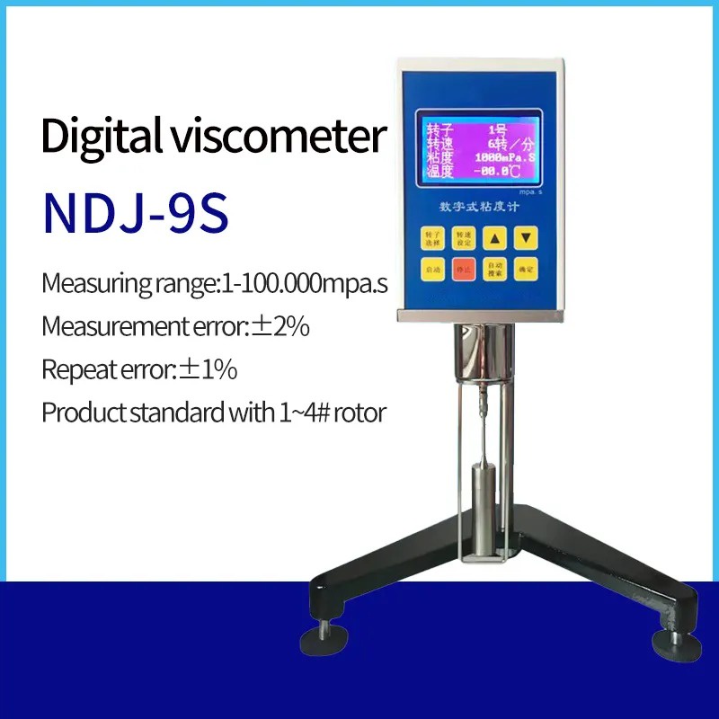Viscosimeter Lab Testing Equipment Digital Sensor Rotary Viscometer Oil ...