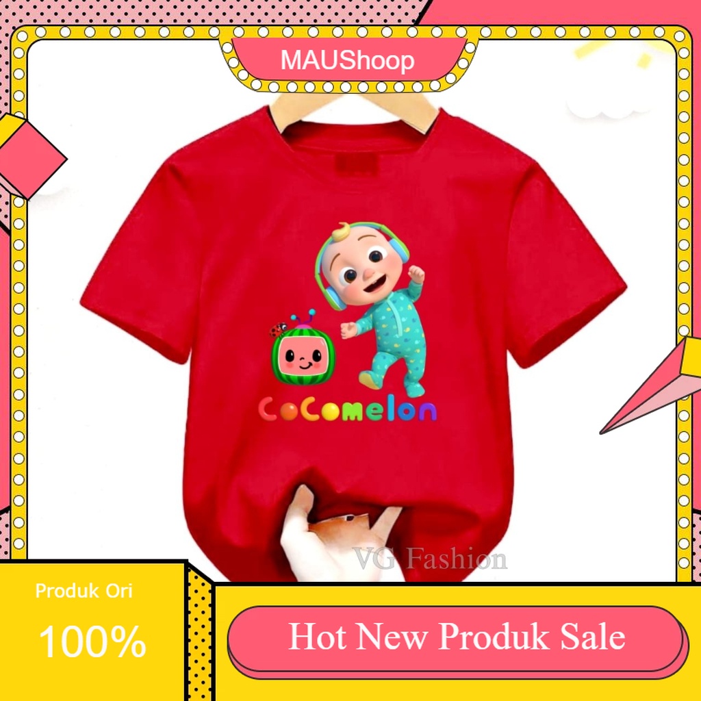 Cocomelon Viral Boys T-Shirt Top Ages 1-12 Years | Shopee Singapore