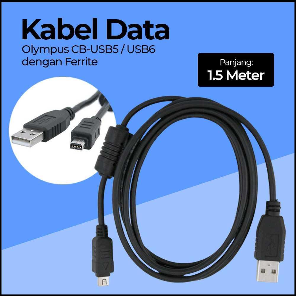 Olympus CB-USB5/USB6 Data Cable With Ferrite Plastic Cable | Shopee Singapore