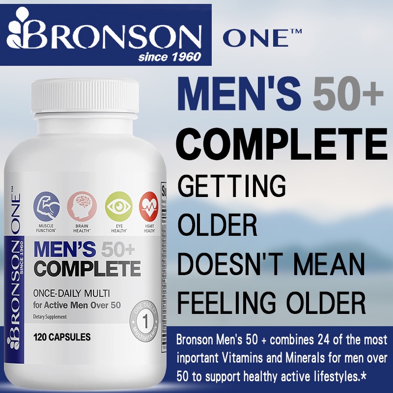 Men's 50+ complete multivitamin and multimineral - helps promote ...