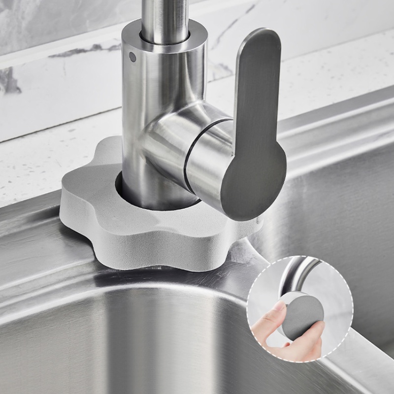 Faucet Flower Absorbent Sponge Waterproof Splash Resistant Quick Drying ...