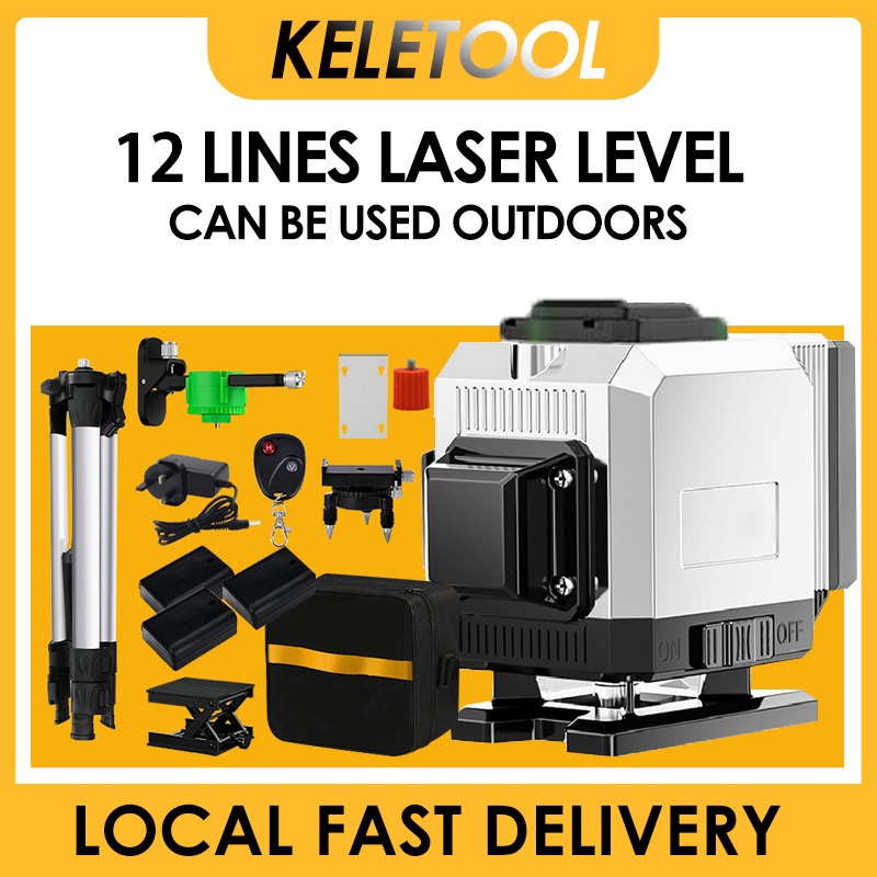 12 Line Laser Leveling Level Lavel Measurement Leser Lazer Leaser Lezer ...
