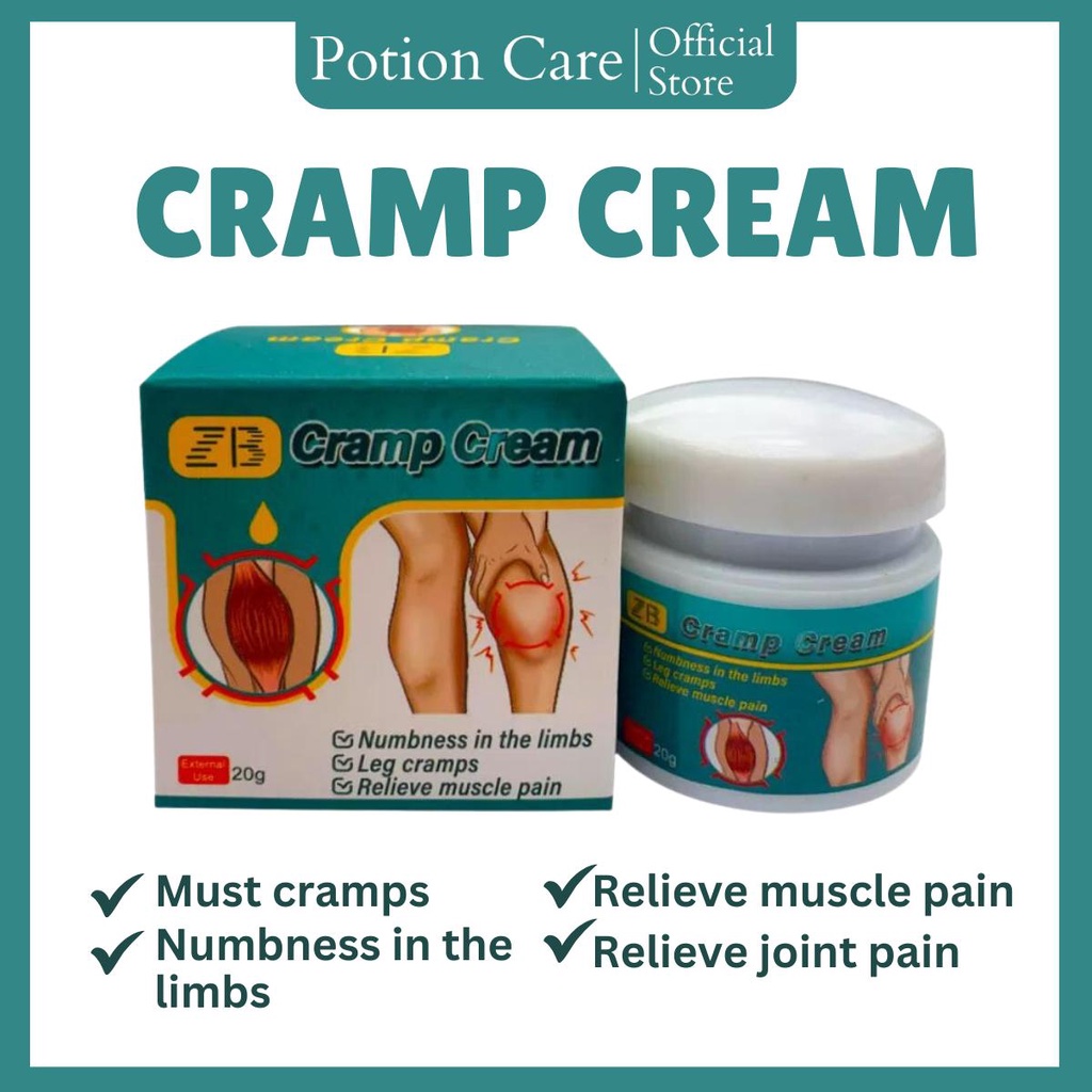 Cramps Cream Leg Calf Muscle Spasm Pain Relief Massage Cream Cramp ...