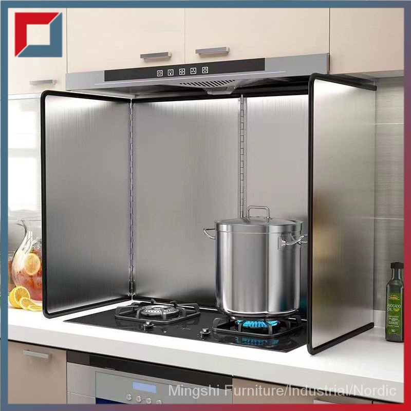 Kitchen oil baffle for frying vegetables, anti oil splashing gas stove ...