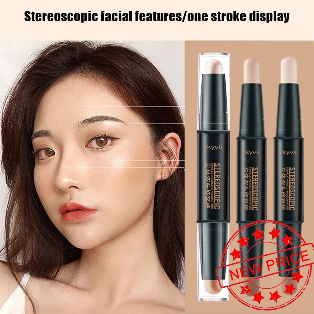Double-ended Highlight Shadow Face Contouring Stick Makeup Pen ... Double-ended Highlight Shadow Face Contouring Stick Makeup Pen ...