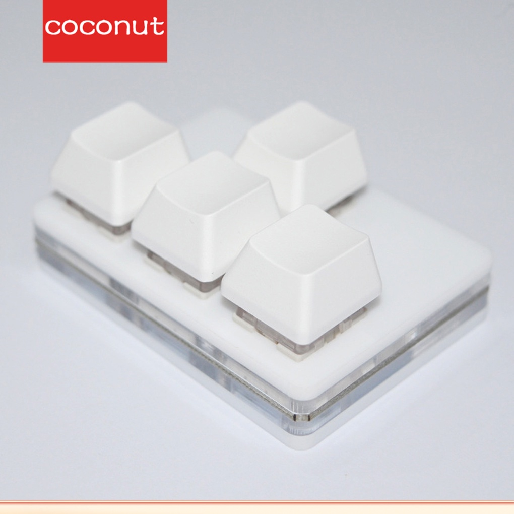 【COCO】USB 4 Keys Mechanical Mini Keyboard Notebook Gaming PC Computer ...