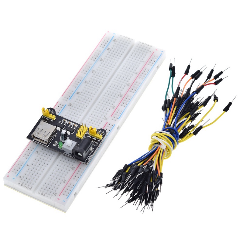 3.3V/5V MB102 Breadboard Power Module + MB-102 830 points Prototype ...