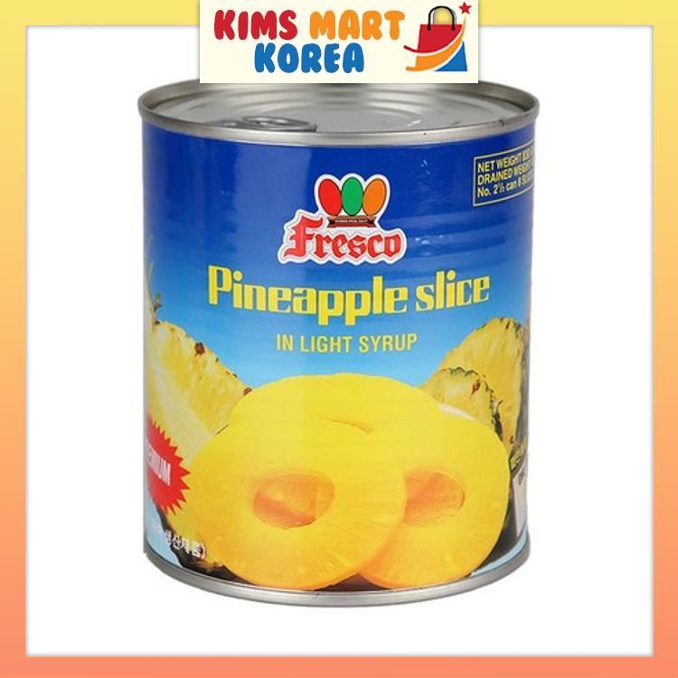Fresco Pineapple Slice in Light Syrup Canned Food 410g x 2 Cans ...