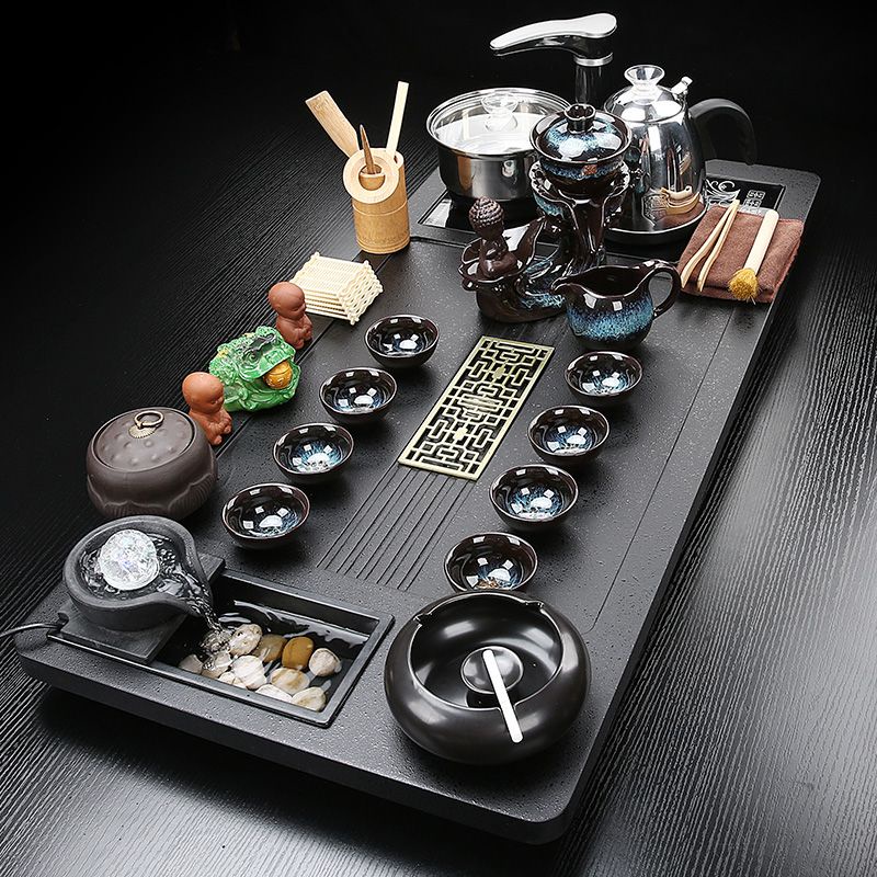 Full-Automatic Water Tea Tray Kettle Integrated Tea Set Home Living ...