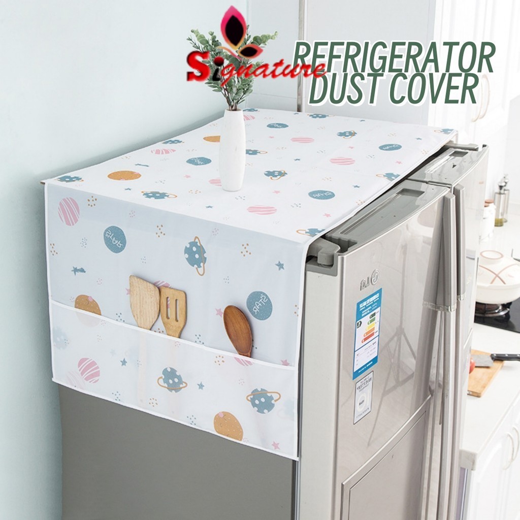 Refrigerator Cover Dustproof Cover Cloth Hanging Storage Bag Waterproof ...