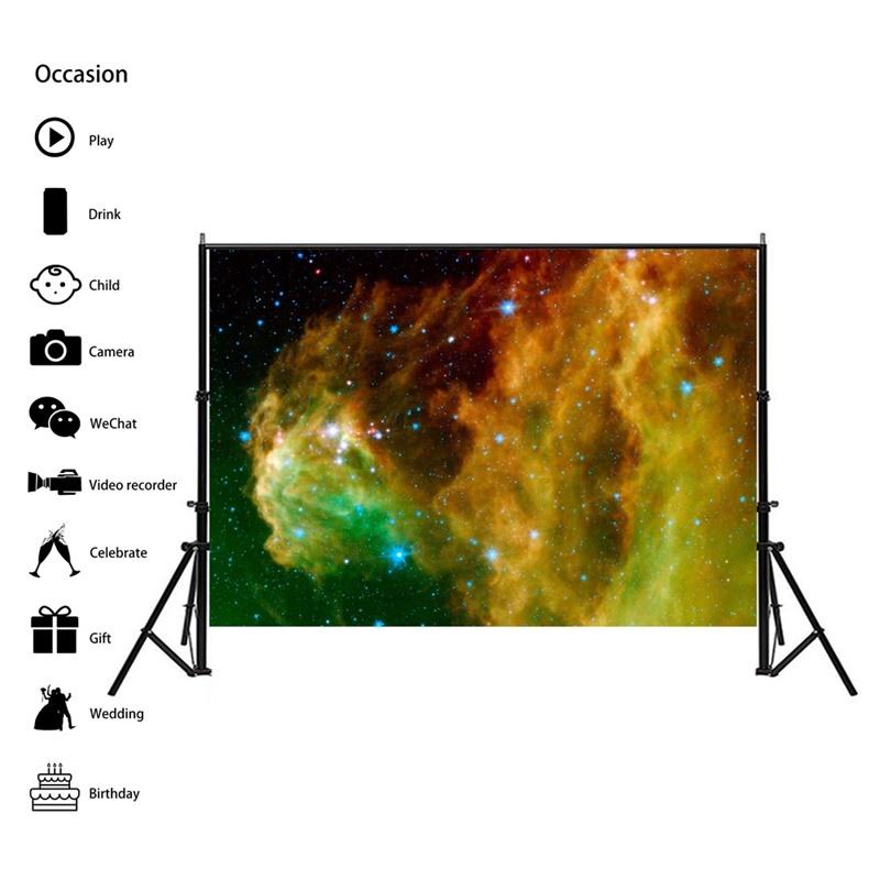 Starry Night Backdrop Outer Space Starry Galaxy Background Cloth for ...