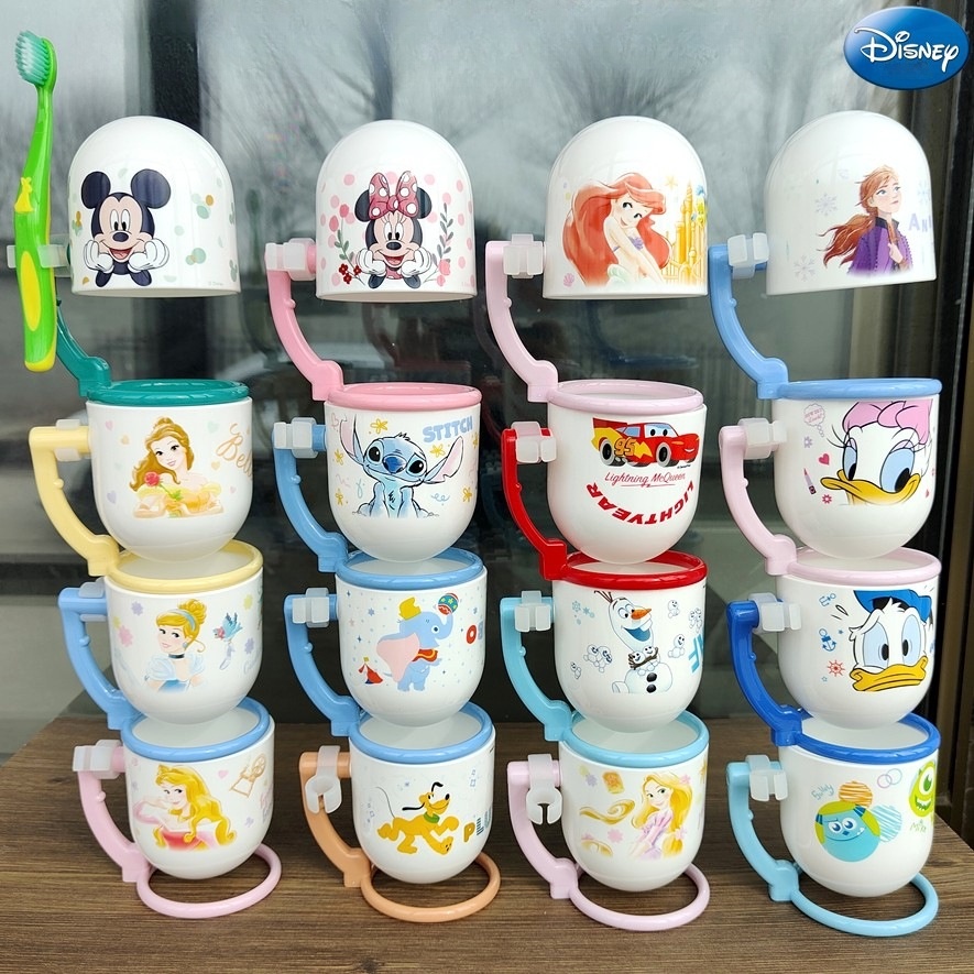 Disney Mickey Minnie Mouse Spinning Cup Donald Duck Mouthwash Cup ...