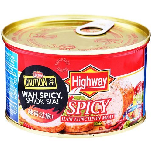 Highway Ham Luncheon Meat Spicy 397g | Shopee Singapore