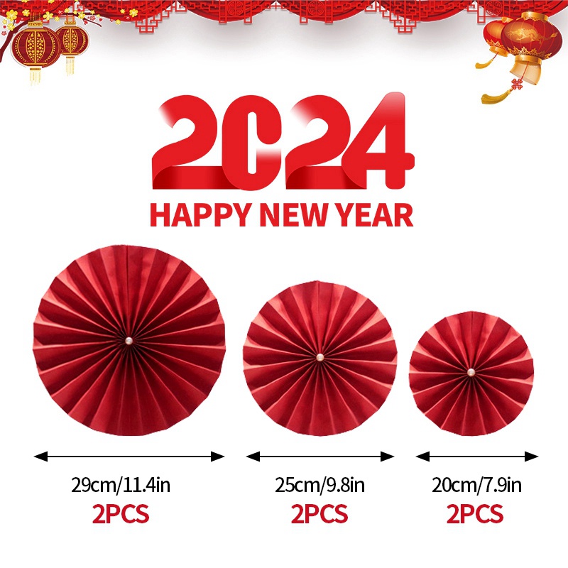 2026 Paper Flower Fan Round Shaped Fan Ornaments Chinese Wedding Wall ...