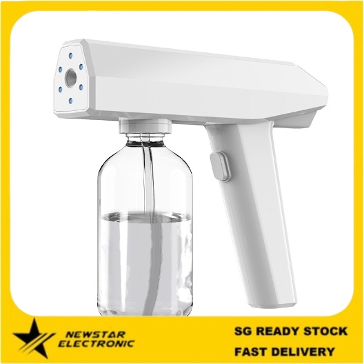 Nano Spray Gun Blue Light Spray Atomizer Disinfection Sprayer Water ...