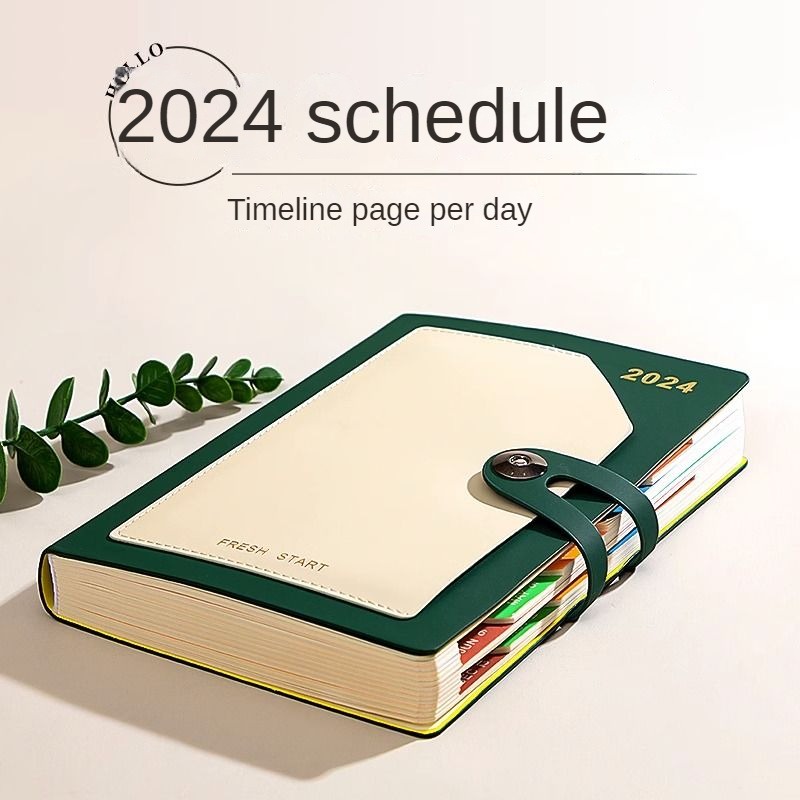 2024 Planner Notepad Schedule Notebook One Page Daily Planner Notebook ...