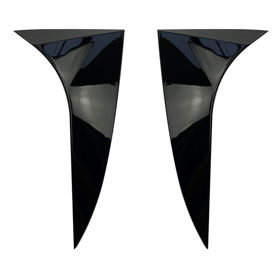 2 Pcs Car Rear Window Spoiler Side Wing Cover For 2014-2018 Ford Focus ...