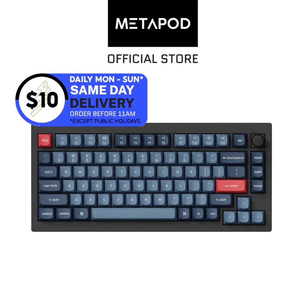 (SAME DAY DELIVERY) Keychron V1 Max QMK/VIA Wireless Custom Mechanical ...
