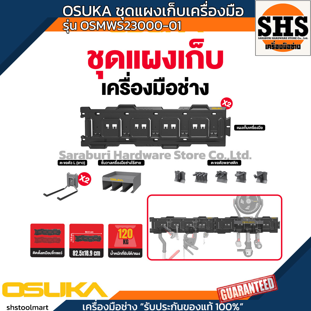 OSUKA Tool Storage Panel Set STARTER KIT Support Weight Up To 120 ...