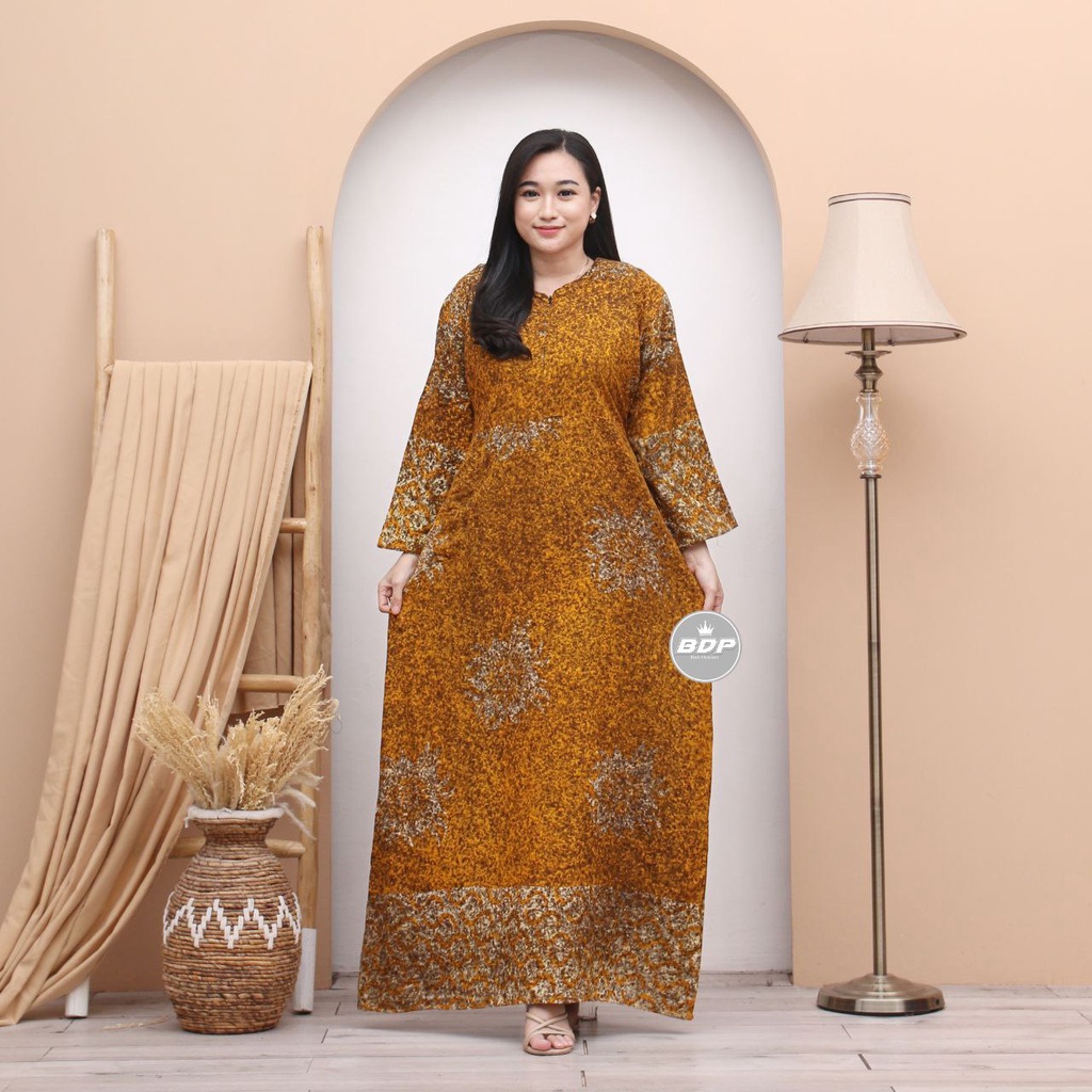 Negligee Dress Maura Batik Cap Rayon Grade A Front Zipper Busi | Women ...
