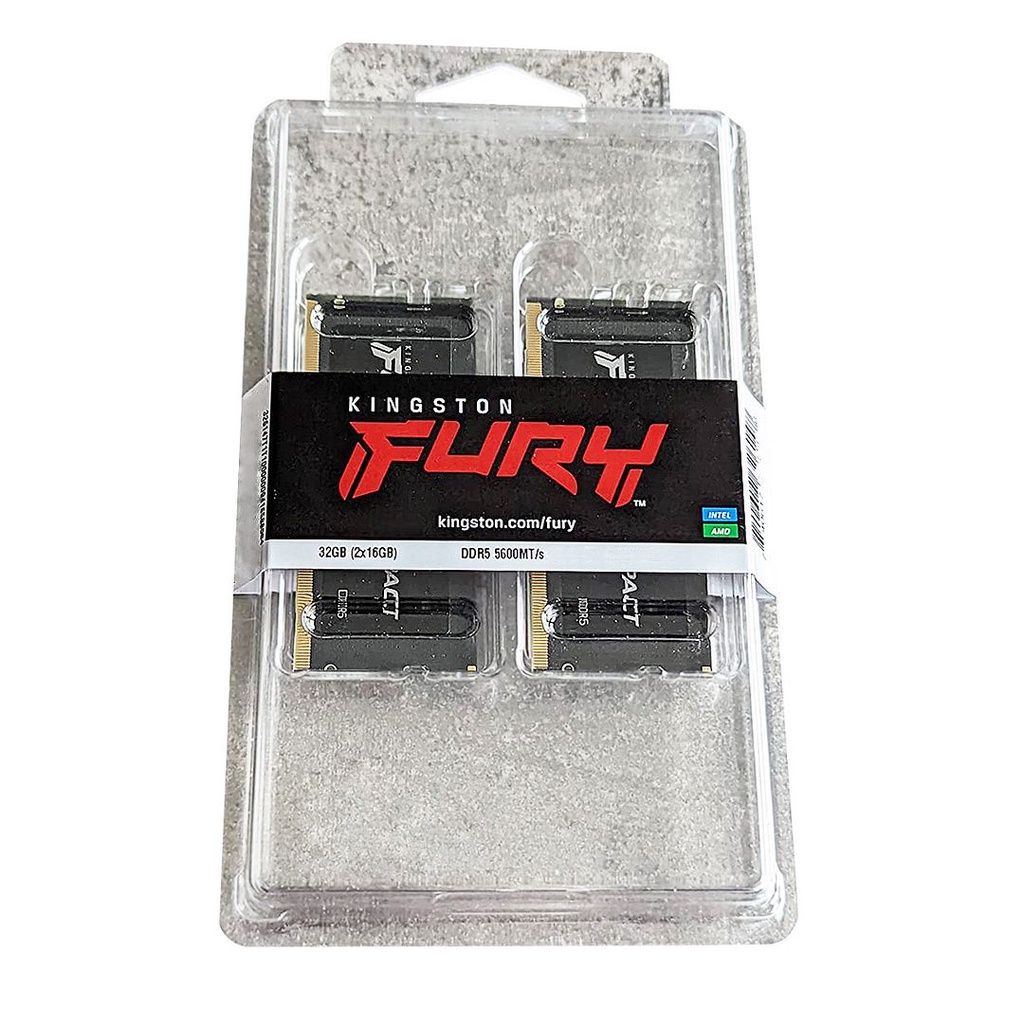 Kingston FURY Impact 32GB(2x16) SDRAM DDR5 5600MHz CL40 SODIMM Laptop Memory Kit | Shopee Singapore