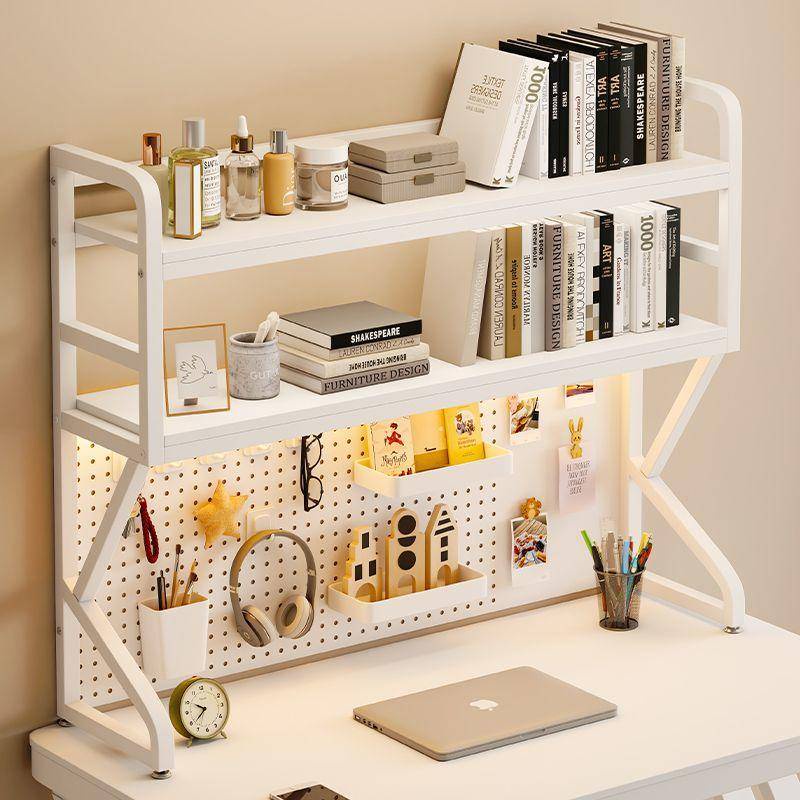 Desk hole board storage rack, multi-layer storage rack, office desk ...