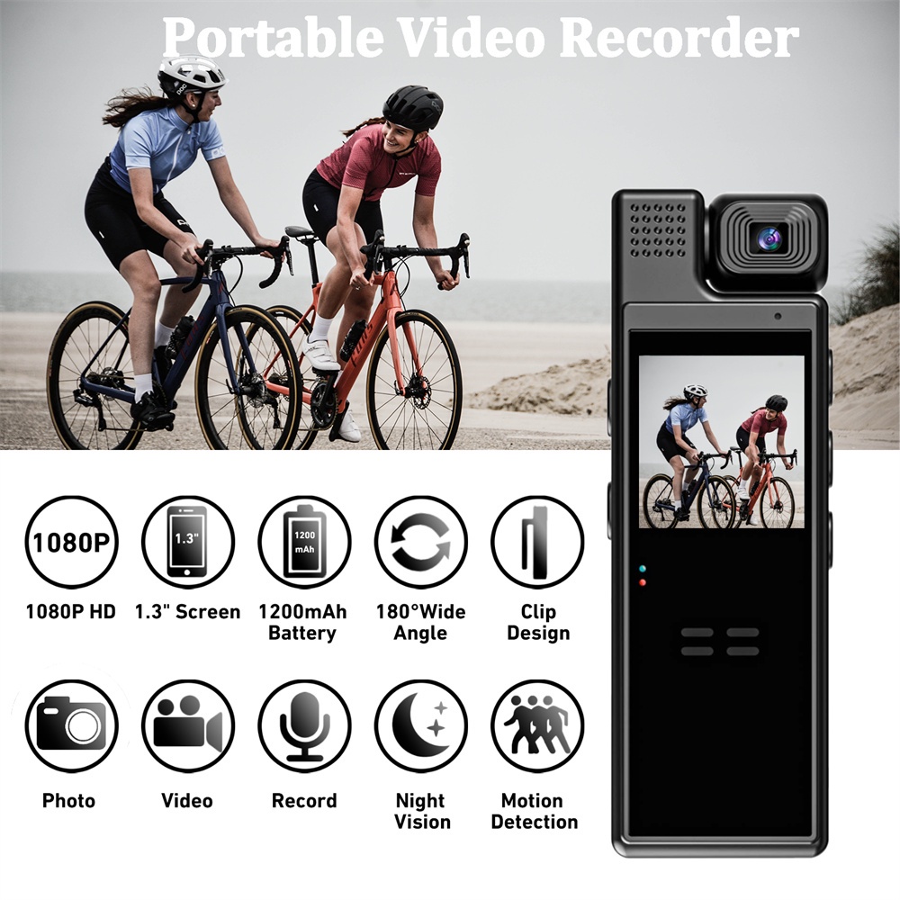 Body Camera Full HD 180 Rotate Sports Camera Wifi Mini cam Digital ...