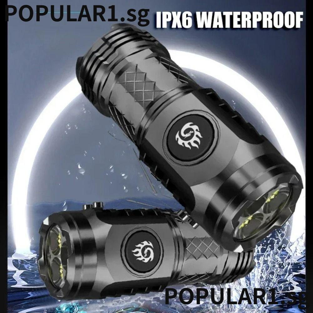 POPULAR Thumb Flashlight, Front Lighting Flashlight 5 Gear Mini ...