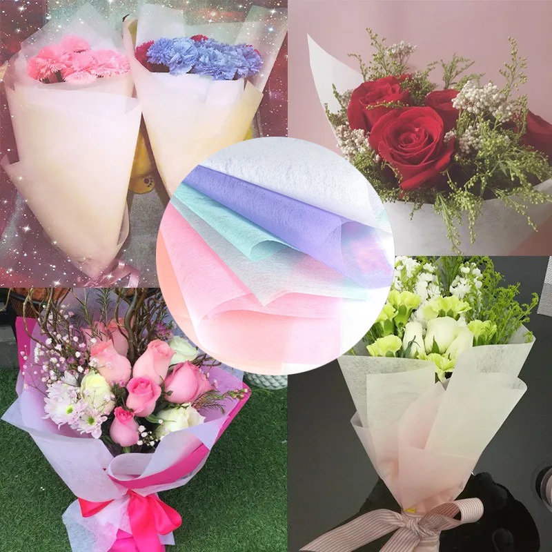 10 Sheets Flower Wrapping Bouquet Paper Floral Wrapping Paper for ...