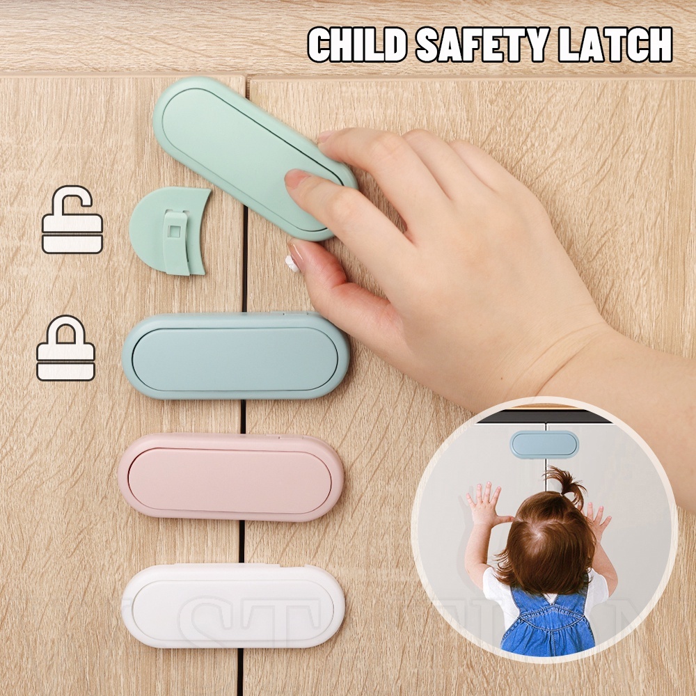 Baby Safety Cupboards Cabinet Locks / Closure Drawer Door Kids ...
